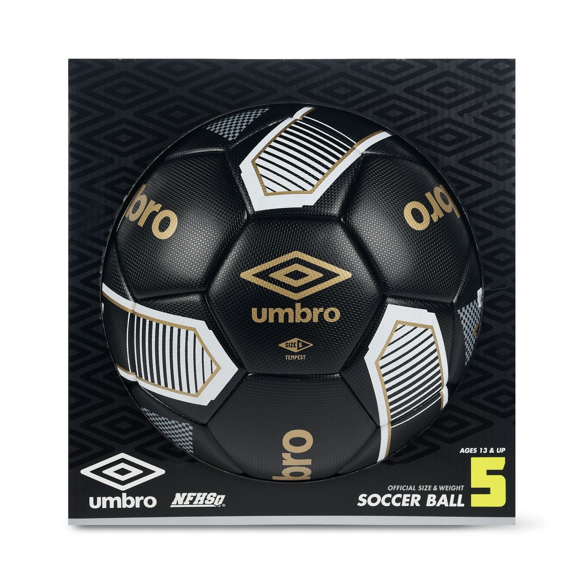 Umbro NFHS Match Certified Tempest Soccer Ball, Size 5 - Gear Trybe